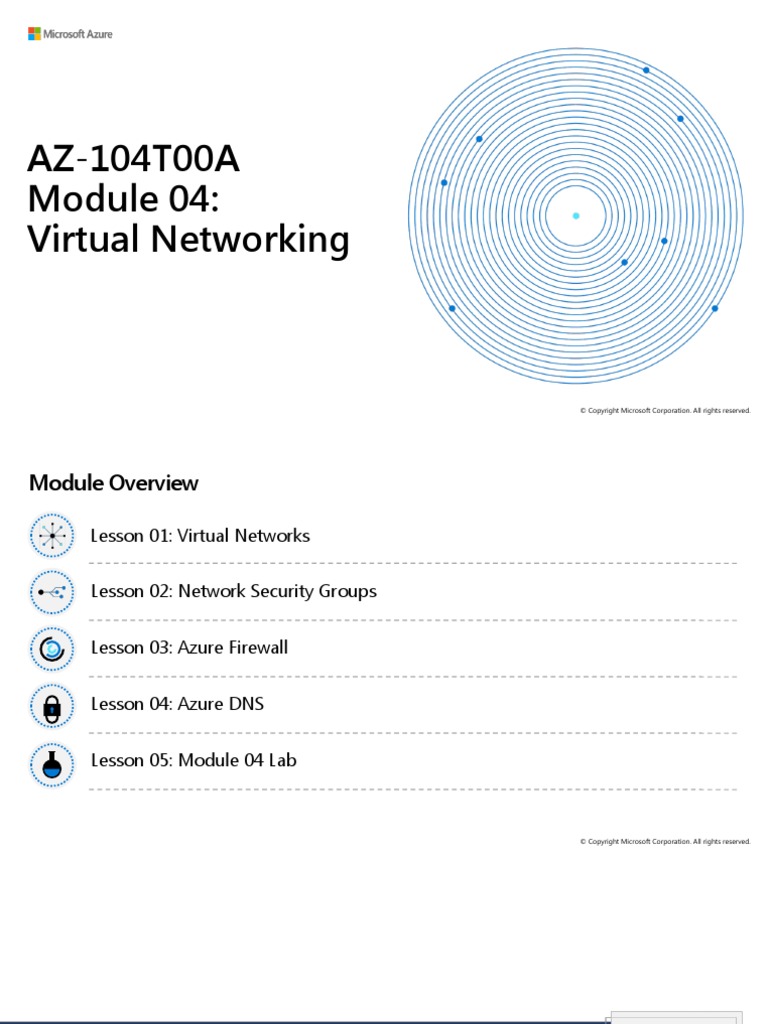 Az 104t00a Enu Powerpoint 04 | PDF | Domain Name System | Ip Address