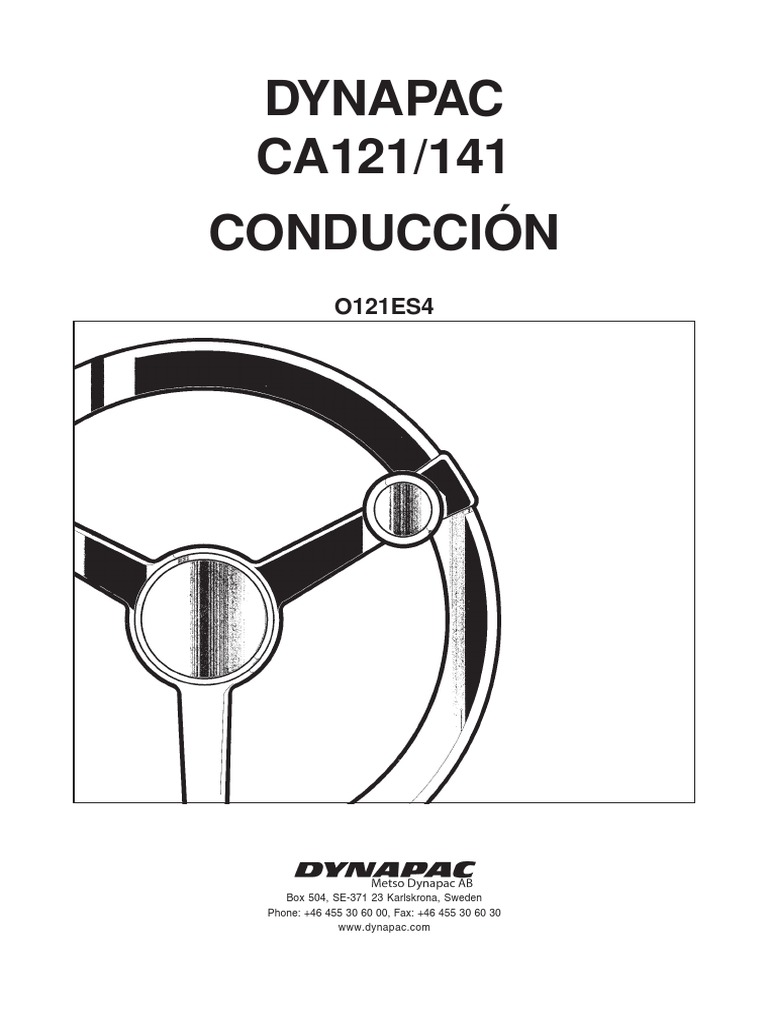 DYNAPAC CA121 141 - Es | PDF | Motor diesel | Tecnología de vehículos