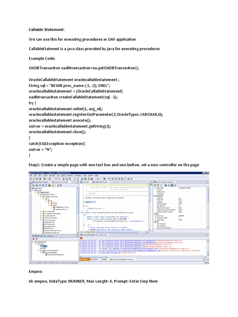 Callable Statement | PDF | String (Computer Science) | Computing