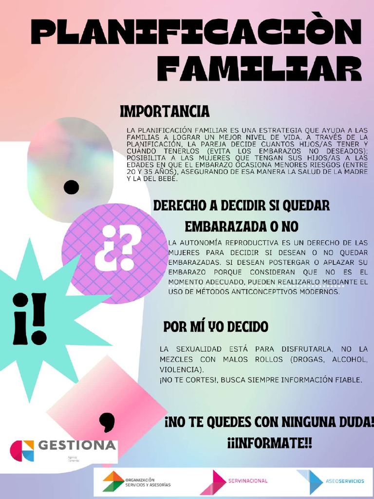 Infografia - Planificaciòn Familiar | PDF