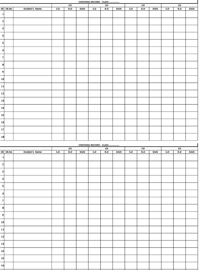 Format Checking Record | PDF
