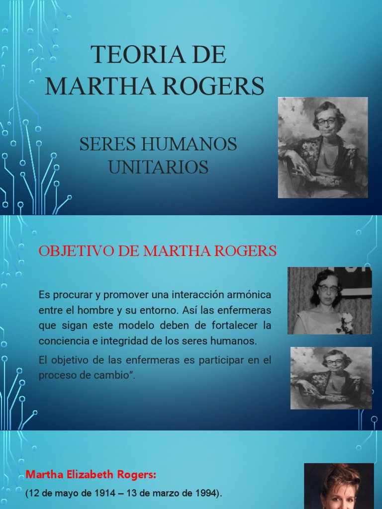 Teoria de Martha Rogers 1 | PDF