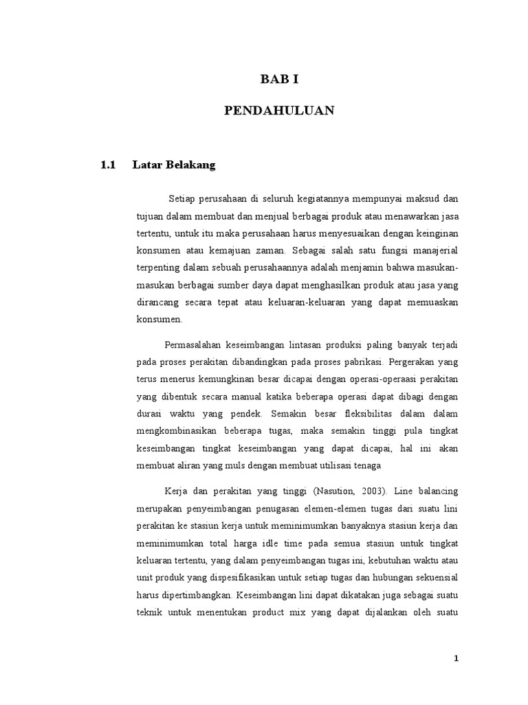 Line Balancing | PDF | Bisnis | Komputer