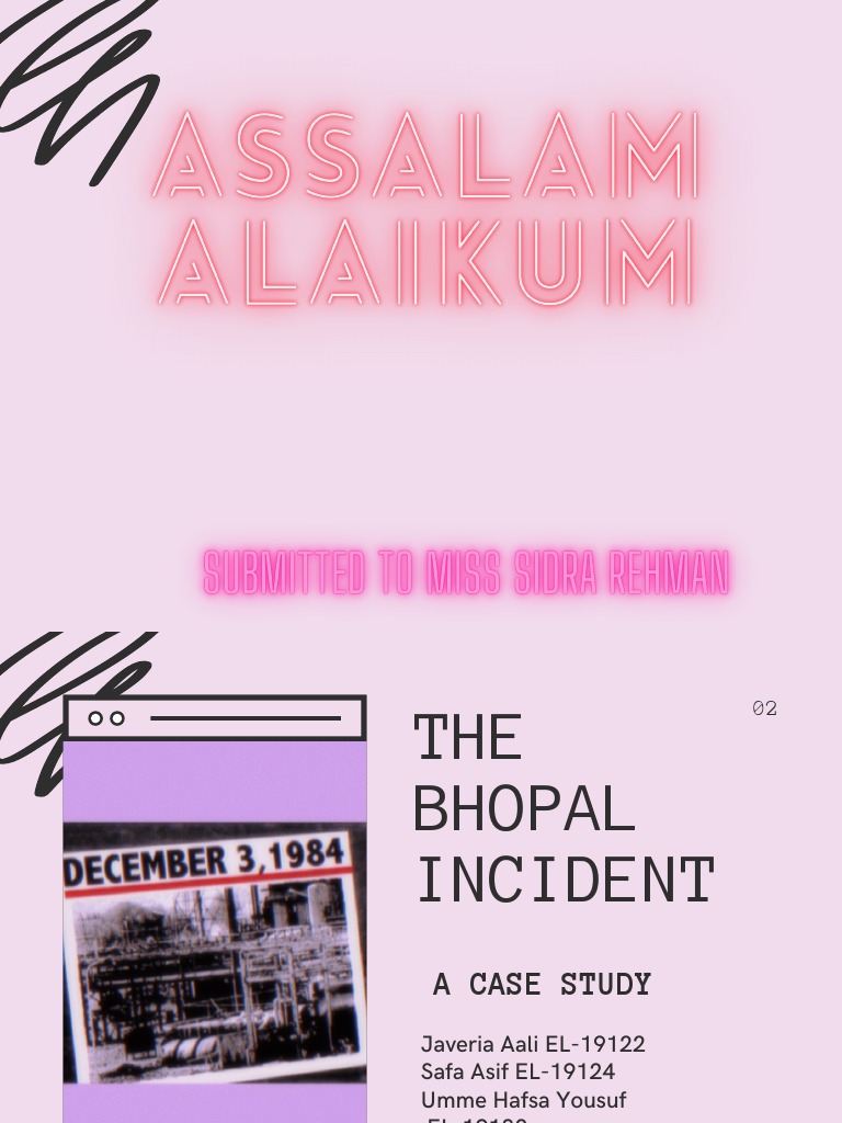 Bhopal Incident Case Study | PDF