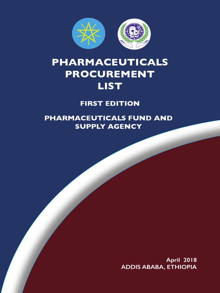 PFSA Pharmaciutcals Procurement List First Edision | PDF | Warehouse ...