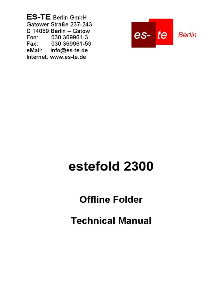 2300 Technical Manual 2300 Last | PDF | Paper | Calibration