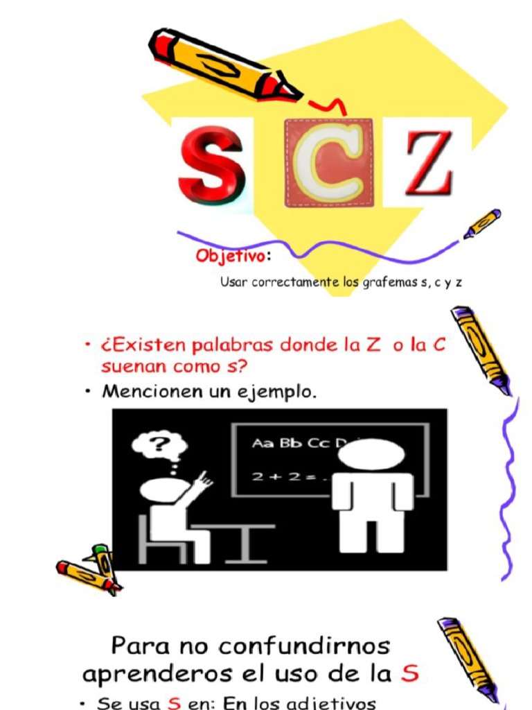 Uso de La S C y Z | PDF