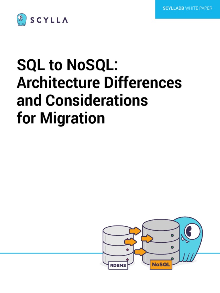 WP SQL To Nosql Architectur Differences Considerations Migration 1+ (6 ...
