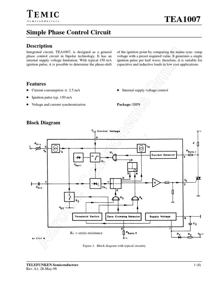 Simple phase control circuit | PDF | Electronic Circuits | Capacitor