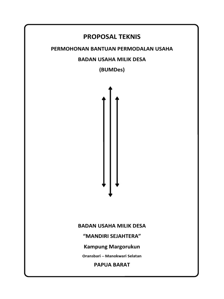 Proposal Bumdes | PDF