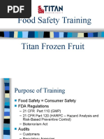 FSSAI-Compliant FSMS Plan Overview | PDF | Food Safety | Safety