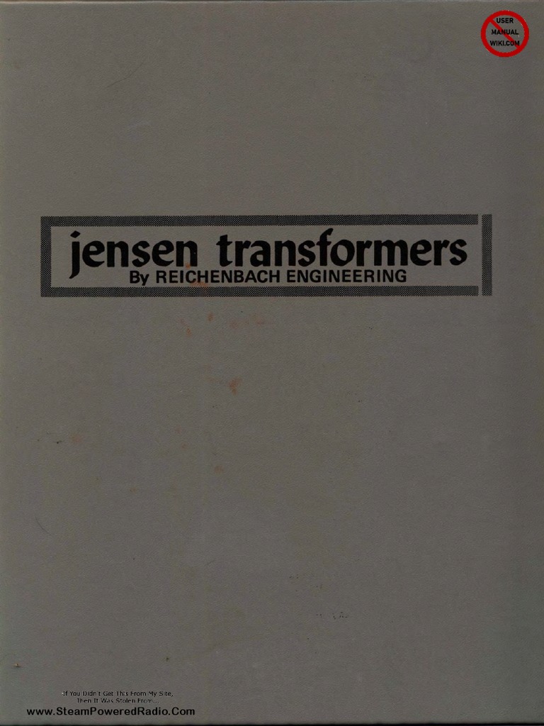 Jensen Transformers 1977 | PDF | Amplifier | Transformer