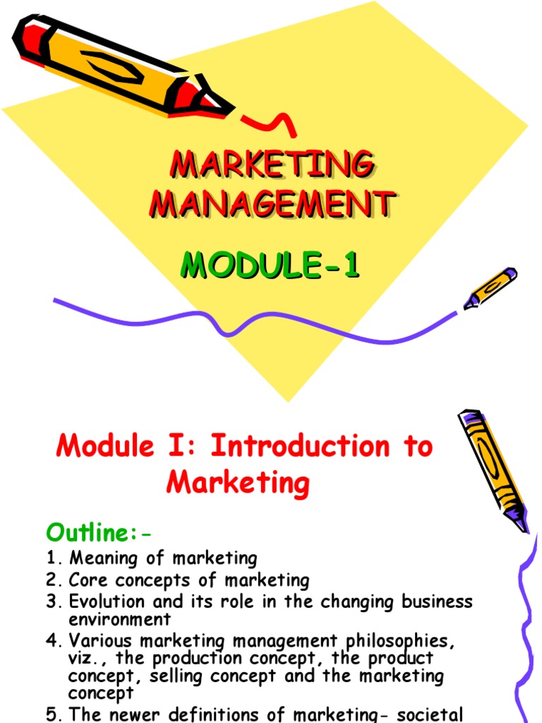 Introduction to Marketing Module | PDF | Marketing | Market (Economics)