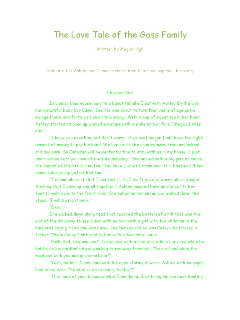 Tale of Goss Family | PDF | Leisure