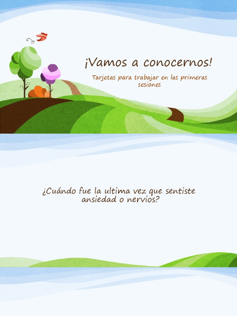 Vamos a conocernos! | PDF