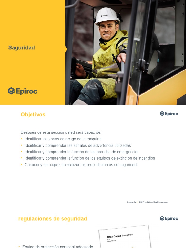 02. Seguridad ST18 Epiroc | PDF | Vehículos | Transporte