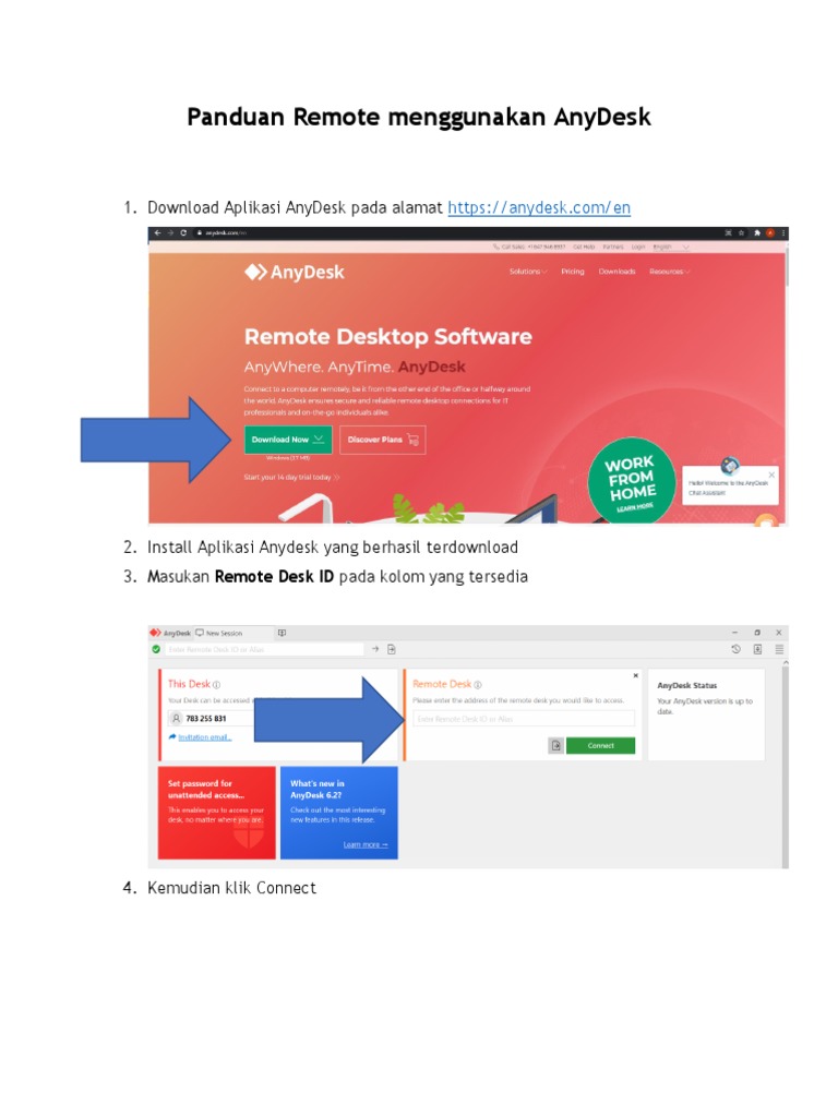 Manual Anydesk | PDF