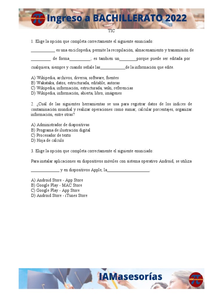 Ejercicios TIC | PDF | Android (sistema operativo) | Aplicación movil