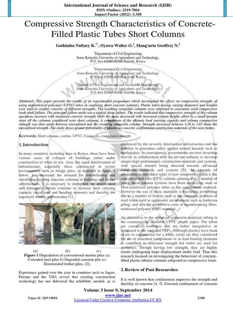 Compressive Strength Characteristics of | PDF | Strength Of Materials ...