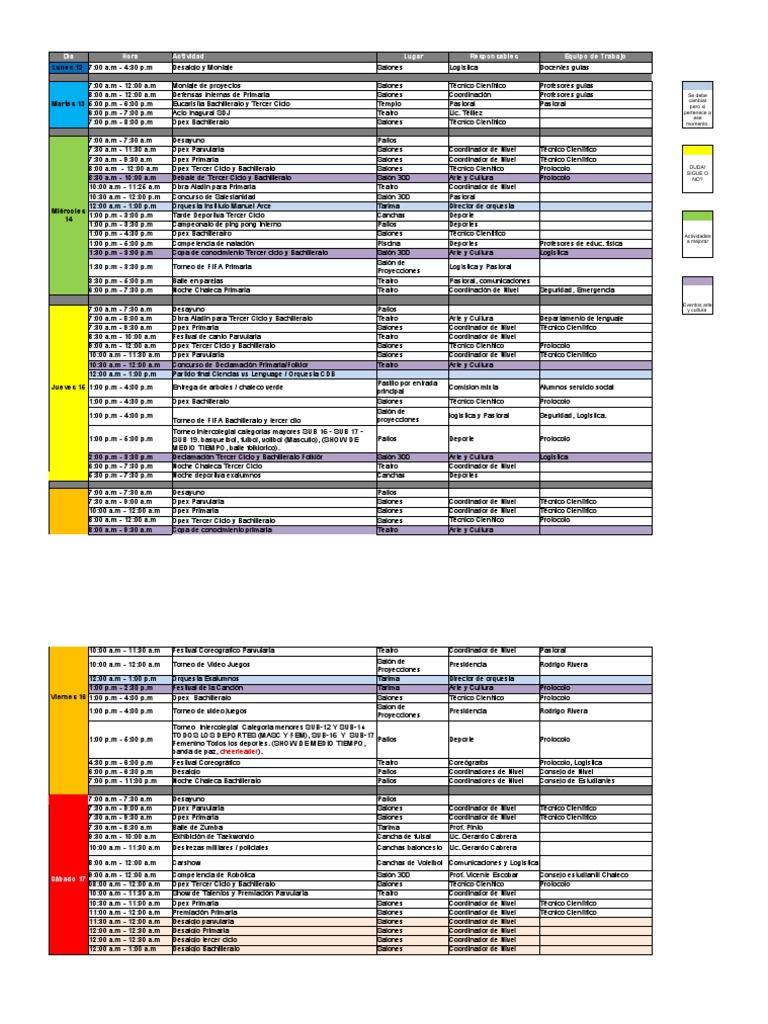 Programa SDJ 1 | PDF | Aficiones | Deportes atléticos