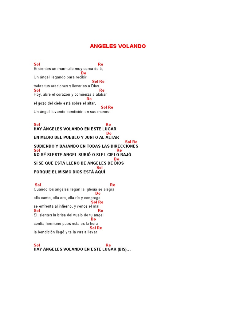 Ángeles Volando en el Altar | PDF