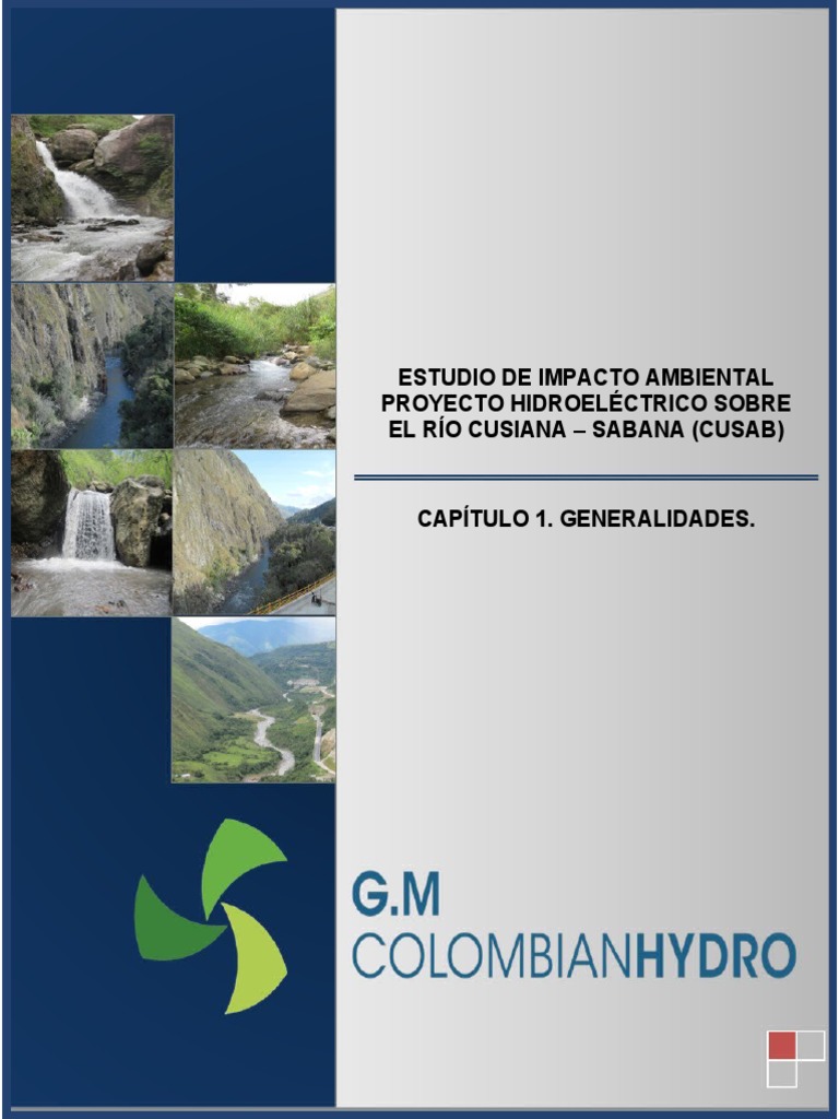 Cusab Eia Cap 01. Generalidades | PDF | Evaluación de impacto ambiental | Entorno natural