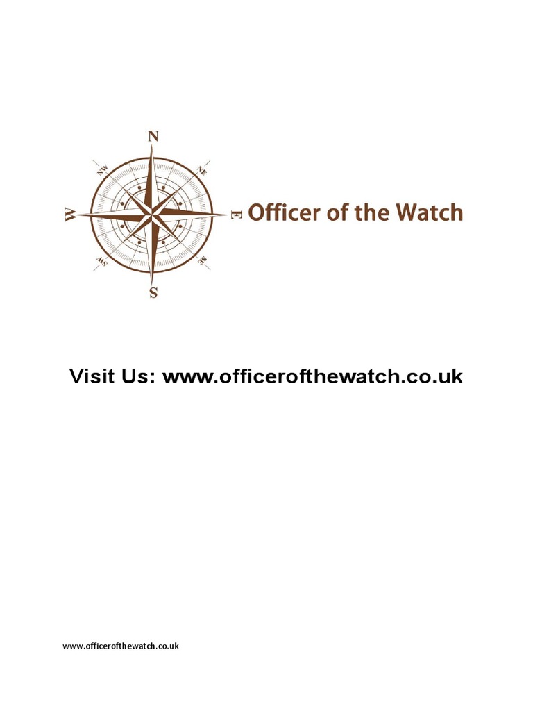 OOW Navigation 2005 2015 Answers | PDF | Tide | Earth Sciences