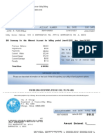 PSEG Sample Electric Bill | PDF | Cheque | Watt
