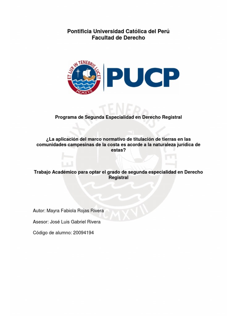 ROJAS RIVERA MAYRA FABIOLA - Trabajo Final | PDF | Propiedad | Estado ...