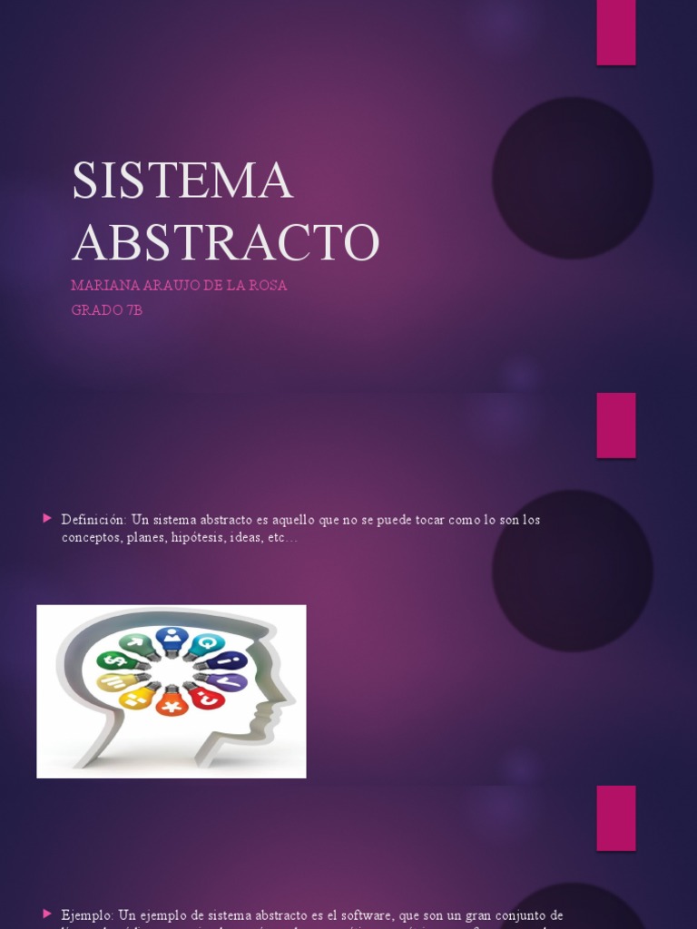 Sistema Abstracto- Info | PDF