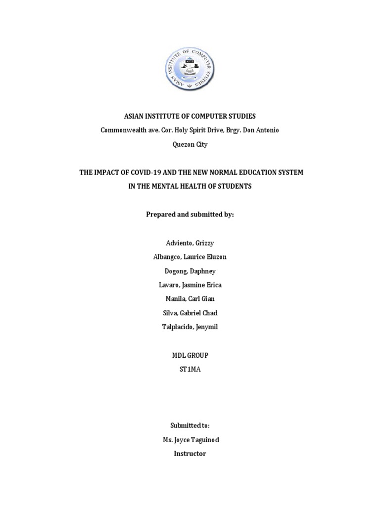 Practical Research Chapter 1 1 1 1 | PDF | Pandemic | Health Sciences