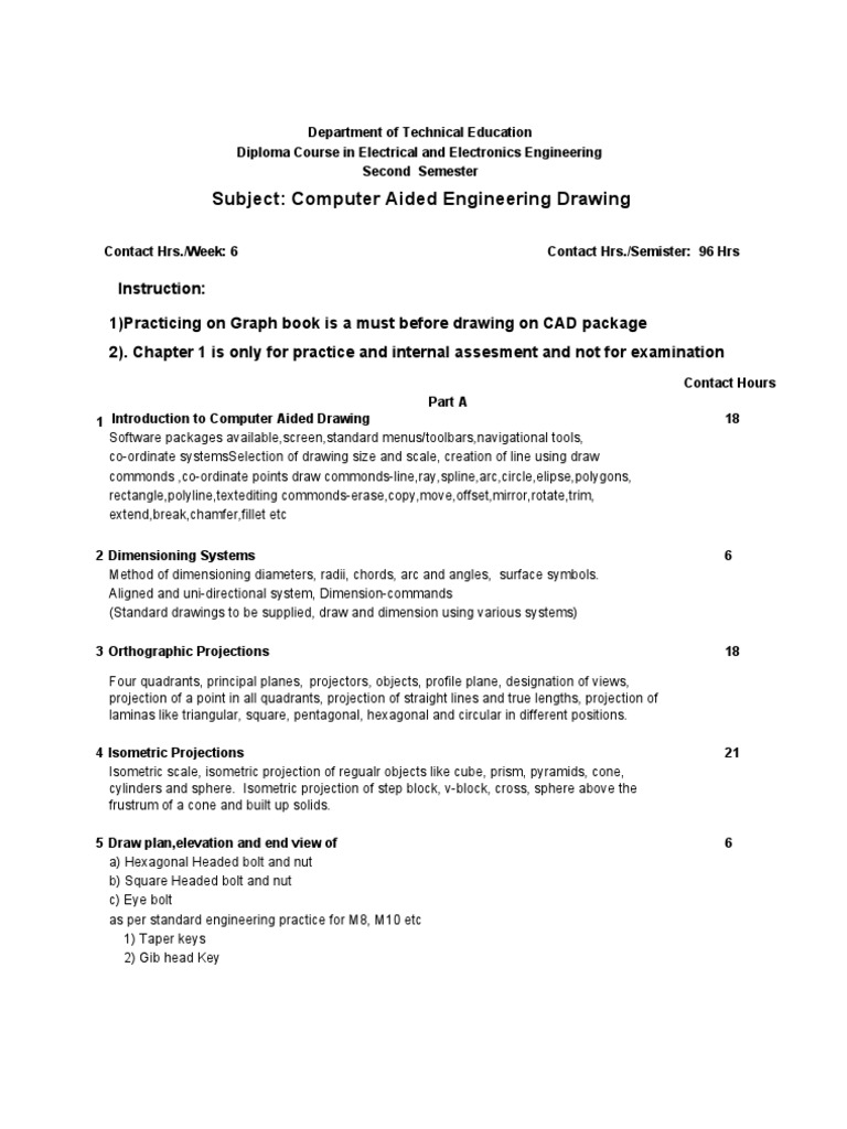 Computer Aided Engg Drawing | PDF | Computer Aided Design | Geometry