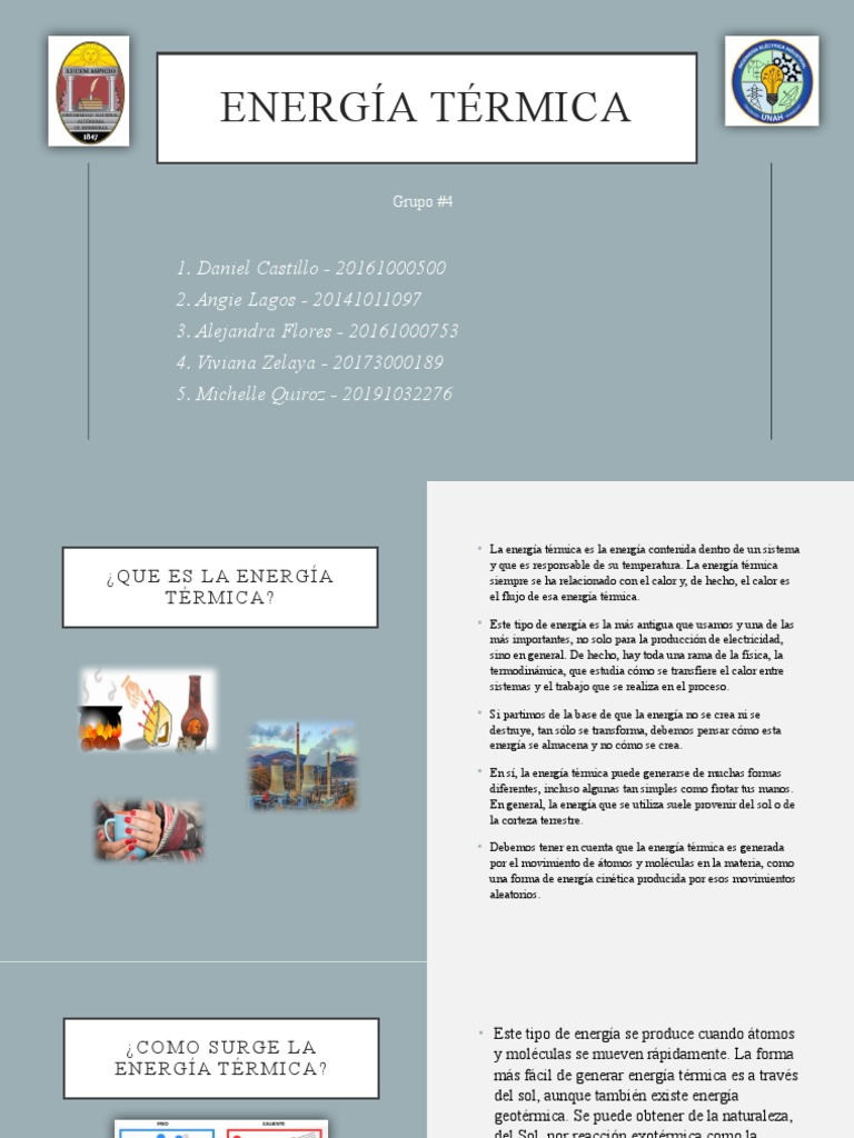 Energía Térmica | PDF | La energía nuclear | Calor
