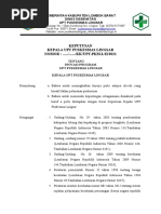 Contoh SK Inovasi Program PKM | PDF