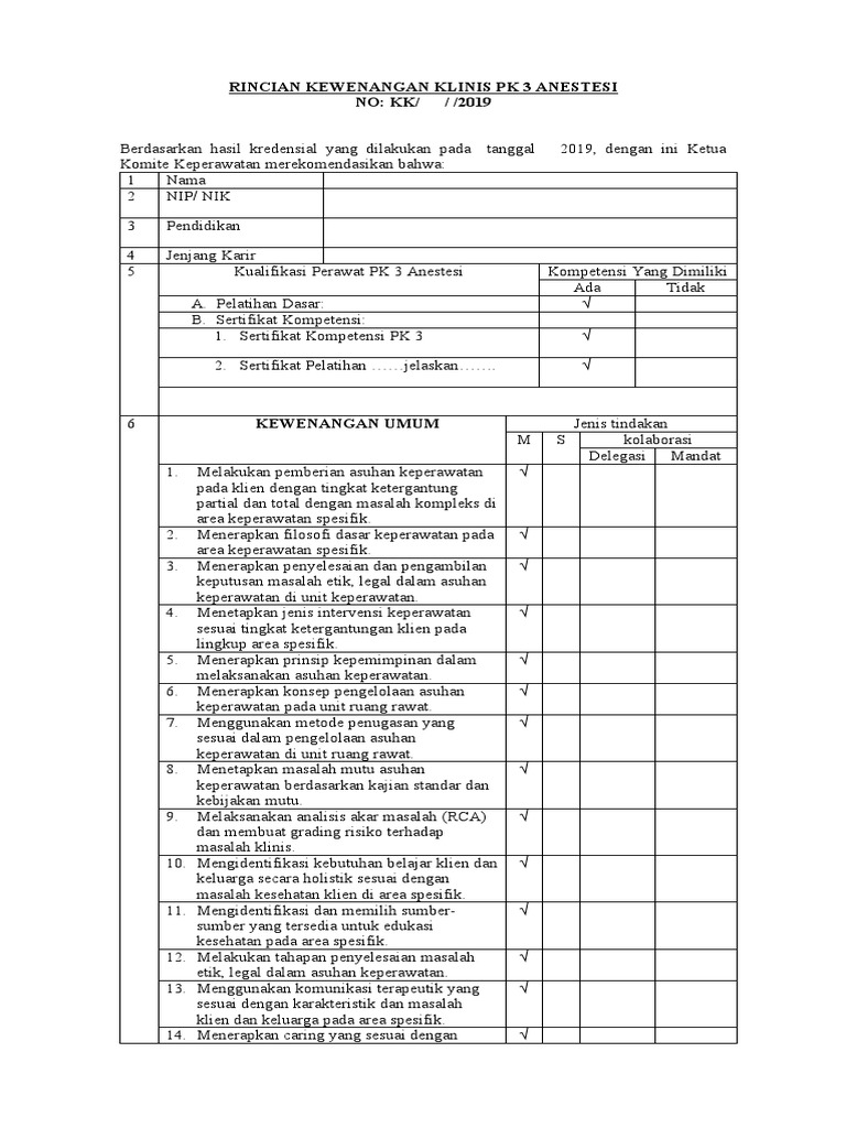 RKK PK 3 Anestesi | PDF