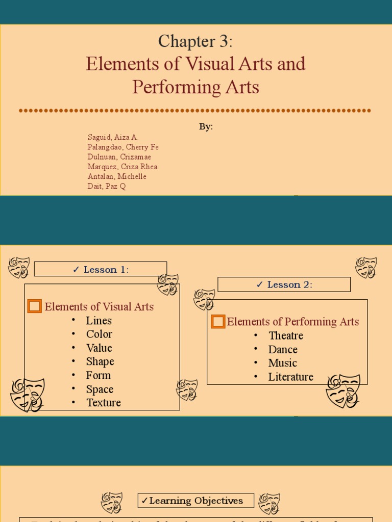 Elements of Visual Arts and Performing Arts | PDF | Dances | Color