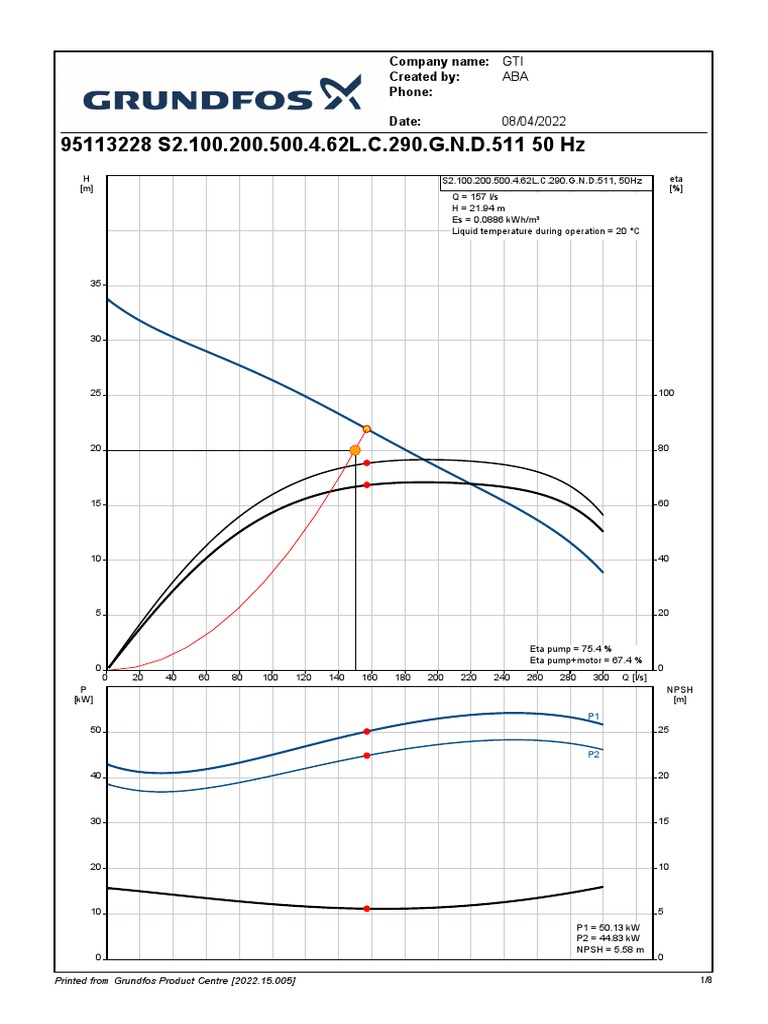 Pompa Intake | PDF | Pump | Electrical Engineering