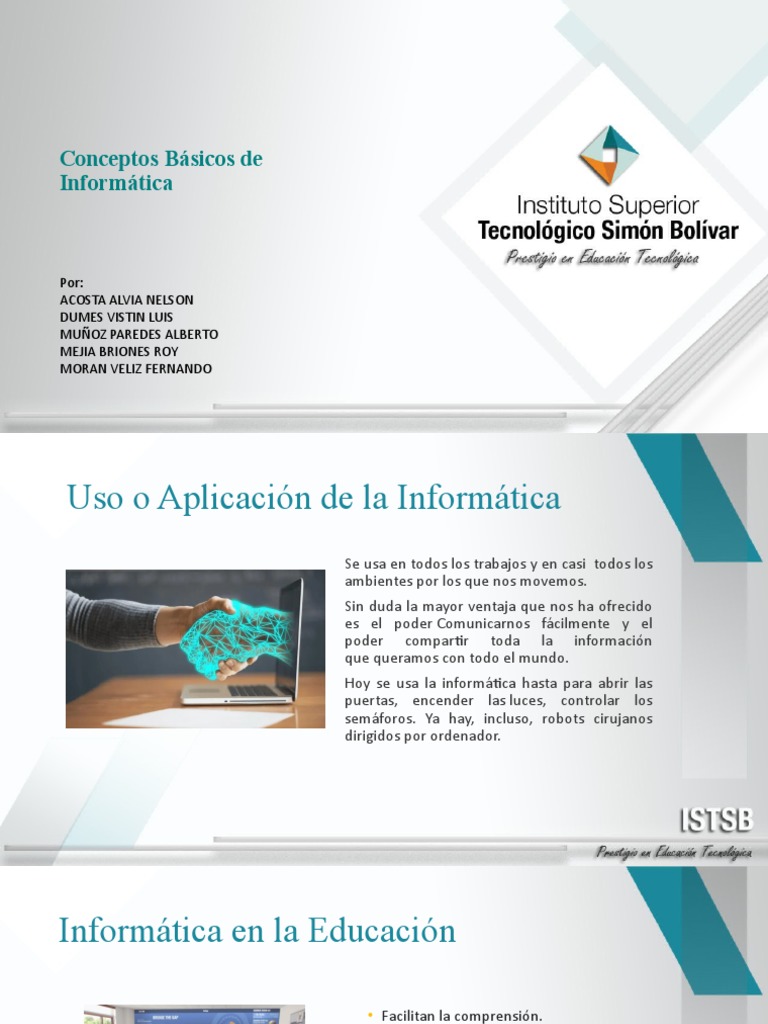 Conceptos Basicos de Informatica | PDF | Informática