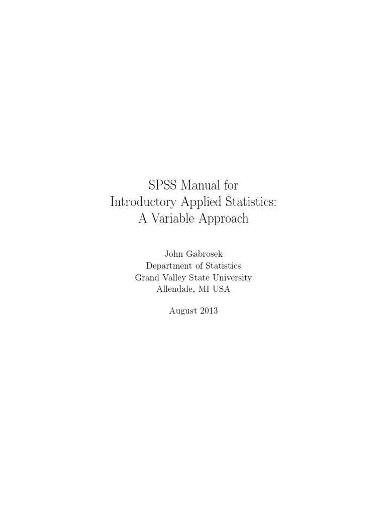 Spss | PDF | Spss | Computer File