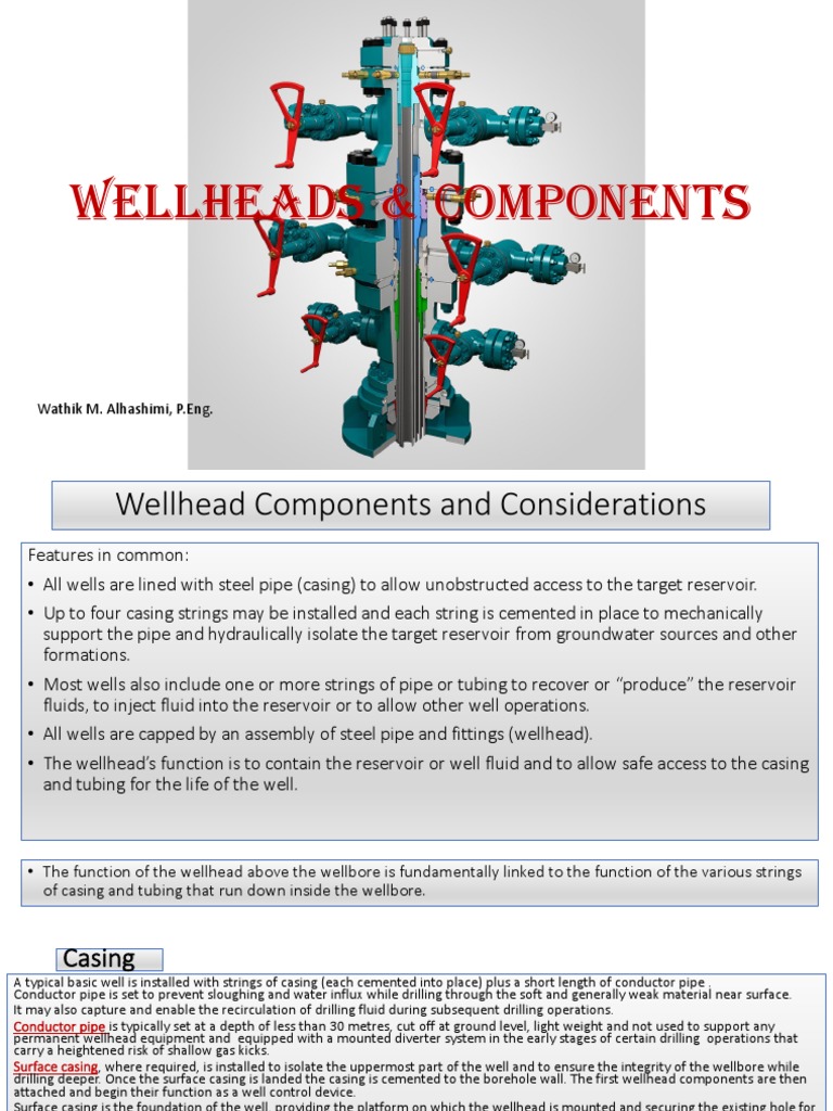 Wellheads Components 1655005135 | PDF | Casing (Borehole) | Pipe (Fluid ...