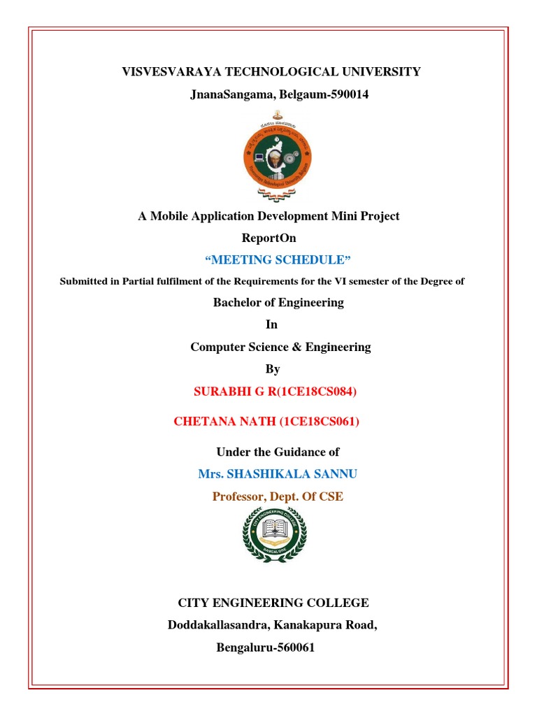 Meeting Schedule FInal | PDF | Databases | Android (Operating System)