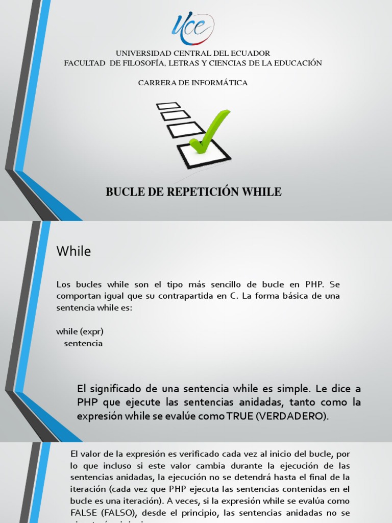 Bucle While | PDF
