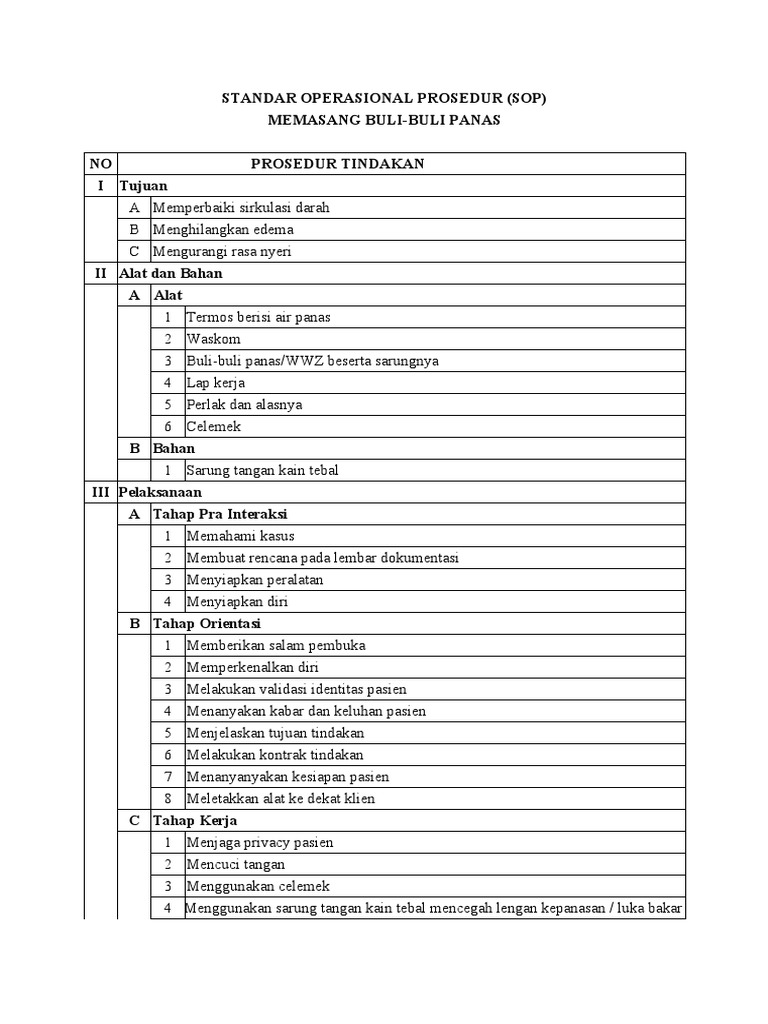 Memasang Buli-Buli Panas | PDF