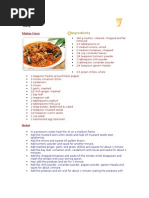 Pasta Boat Recipe Ebook | PDF | Curry | Pasta
