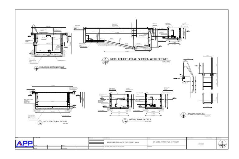 pool 20x30 | PDF | Architectural Elements | Structural Engineering