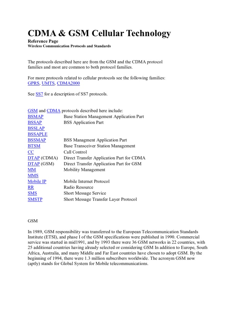 Protocol Family | PDF | Gsm | Software Defined Radio