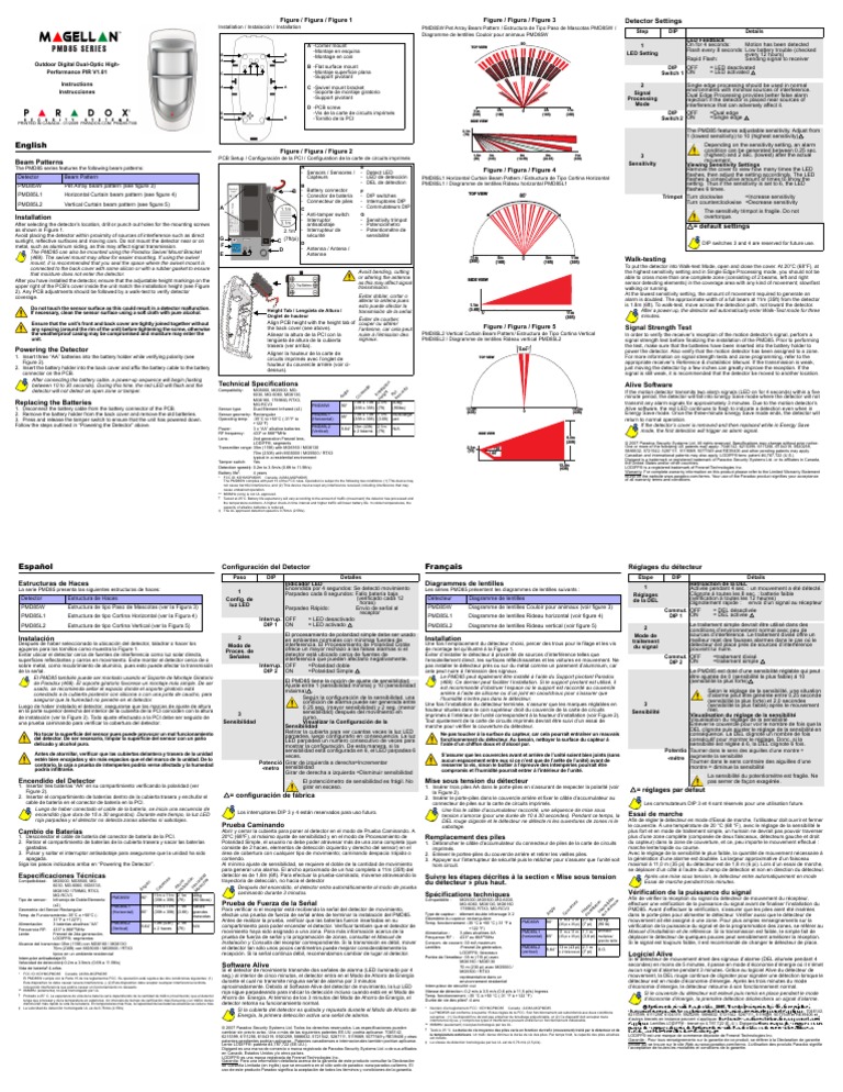 PMD85 Installation Guide | PDF | Security Alarm | Antenna (Radio)
