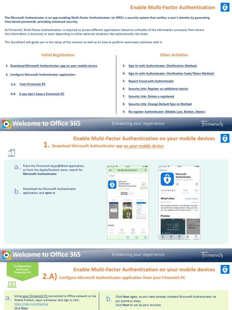 Quick Card - MFA | PDF | Mobile App | Authentication