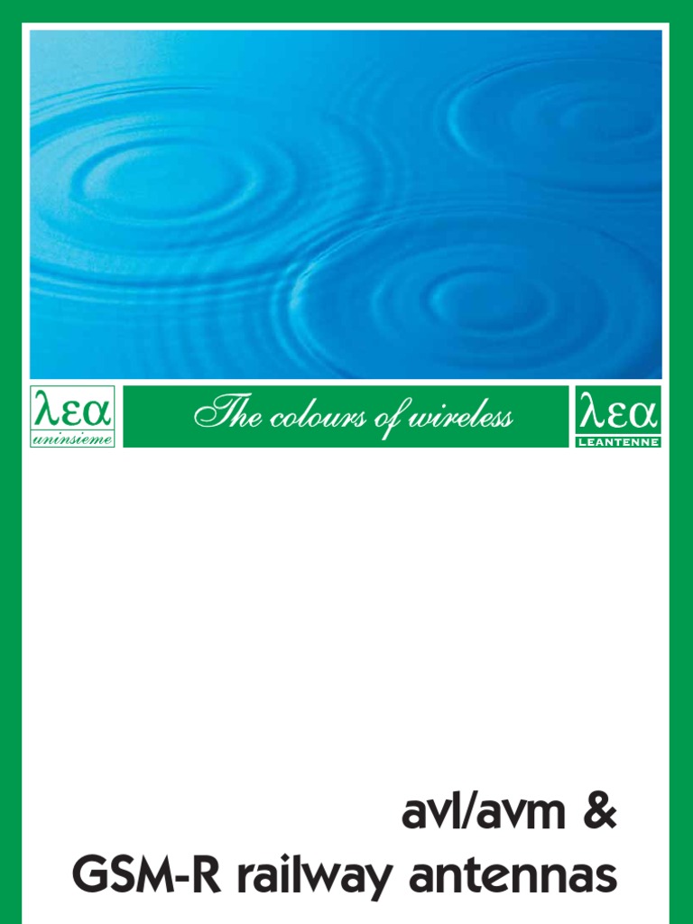 GSM-R and Railway Applications | PDF | Ultra High Frequency | Gsm