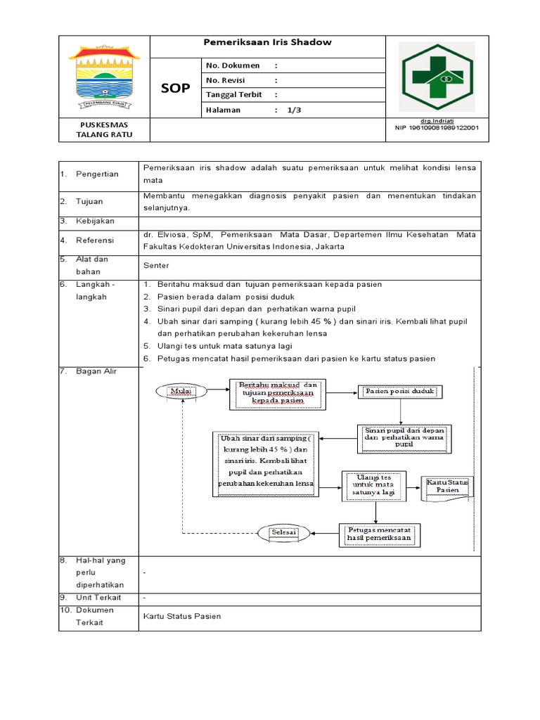 06 Pemeriksaan Iris Shadow | PDF